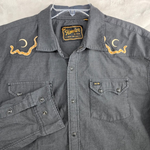 Howler Brothers | Shirts | Howler Bros Mens Xl Crosscut Deluxe Western ...